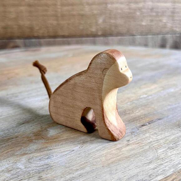 Toys | Eric And Albert Wooden African Monkey Waldorf Montessori Open ...